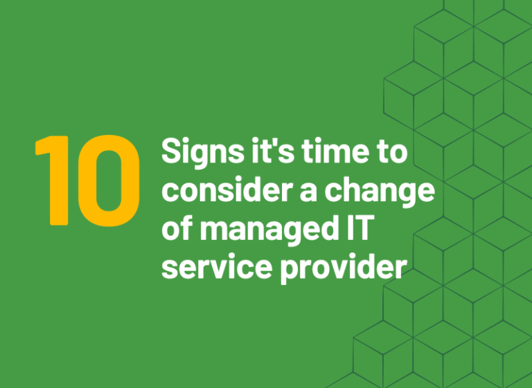 10 Signs You Need a New Managed IT Provider | ECF Data